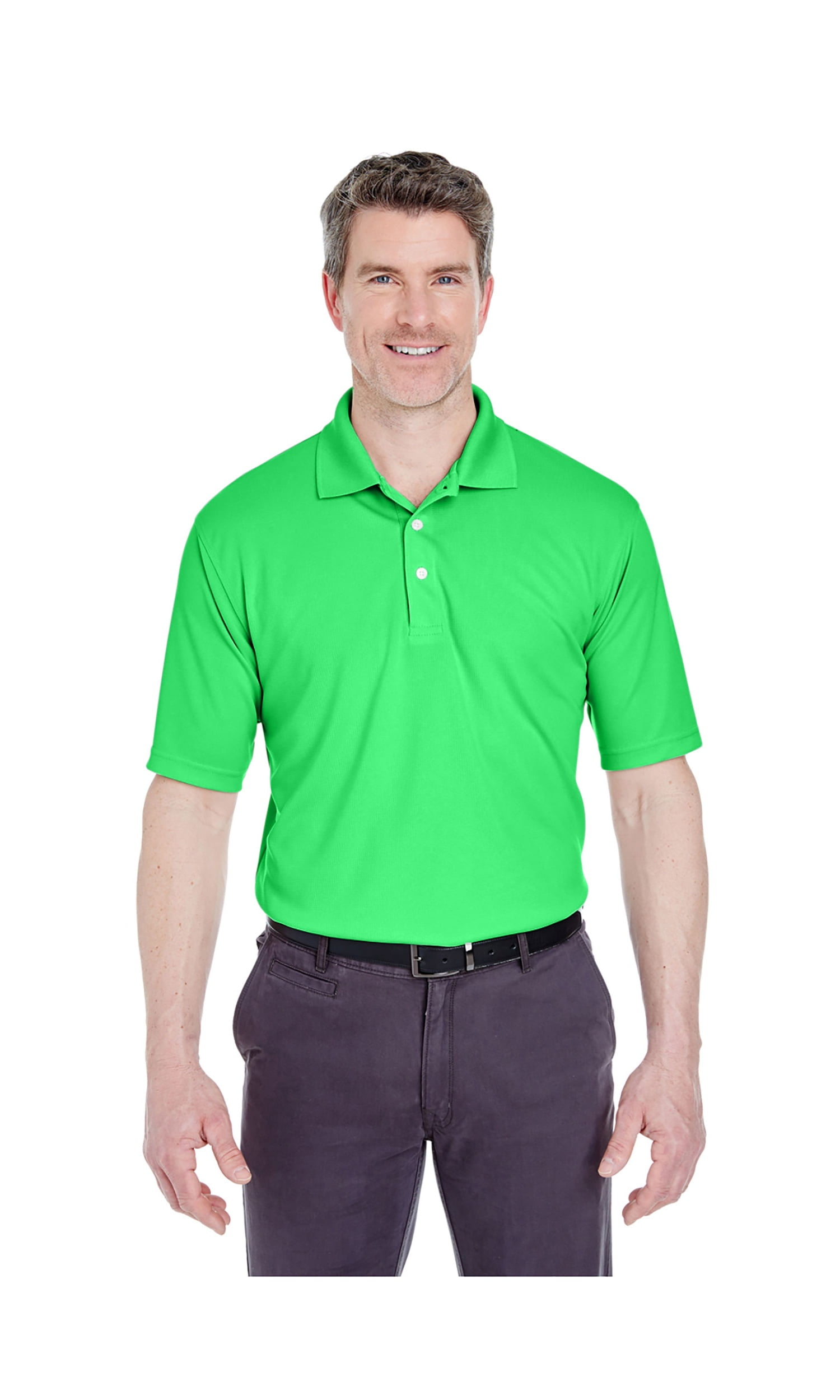 Ultraclub 8445 Men'S Cool & Dry Stain-Release Performance Polo ...