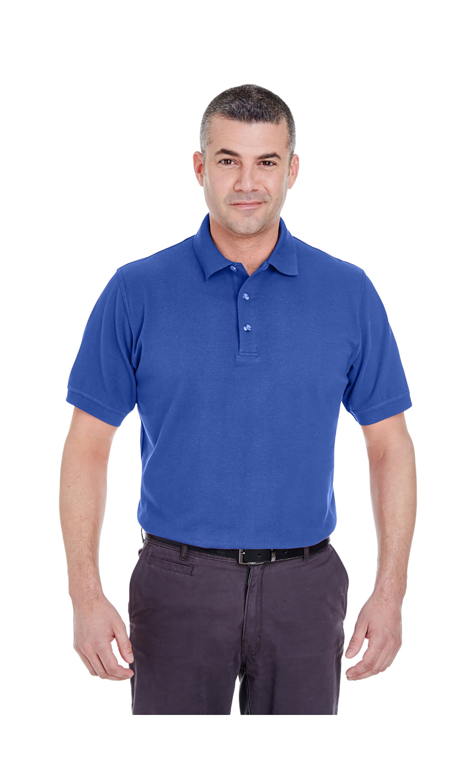 UltraClub 8535 Men's Classic Pique Polo - Walmart.com