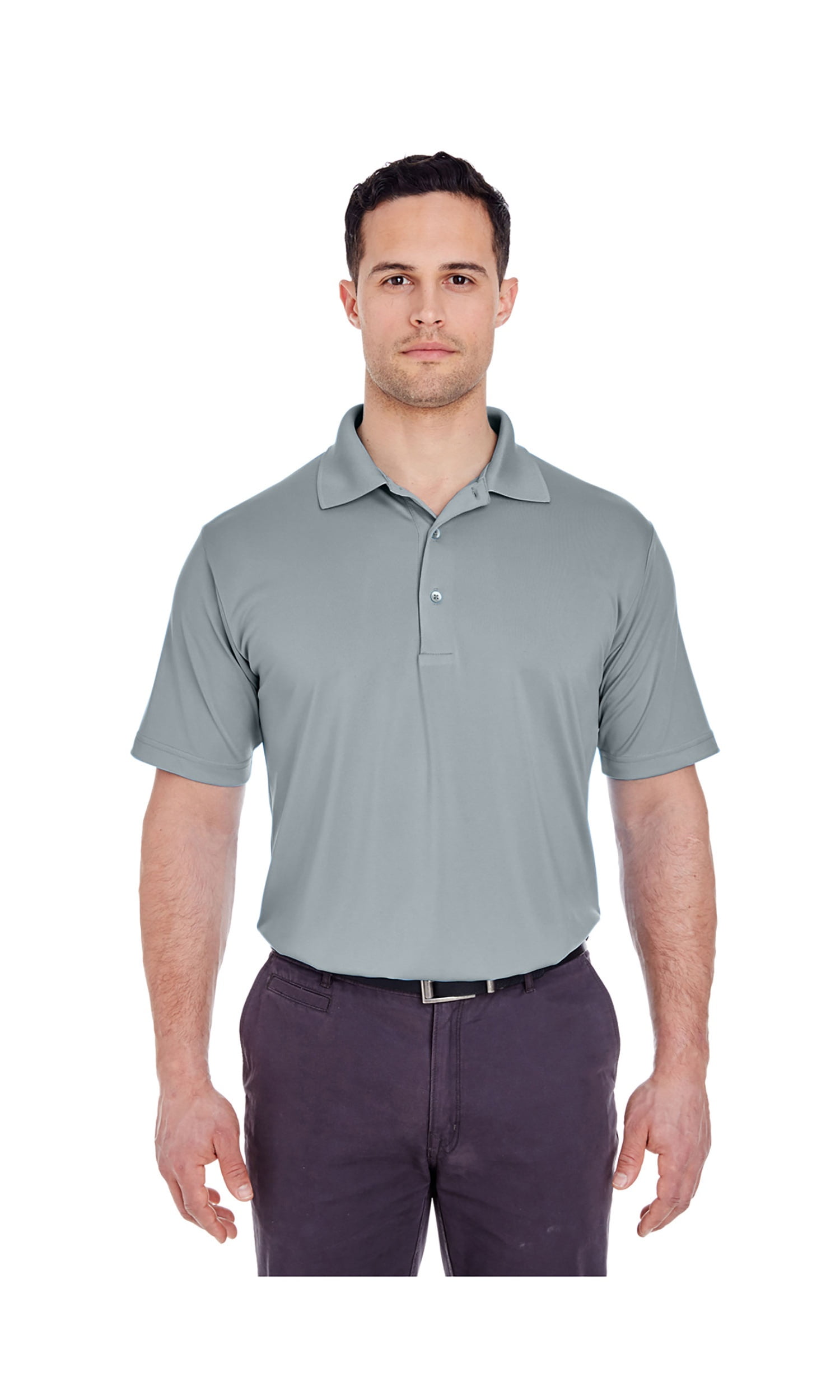 Ultraclub 8610 Men'S Cool & Dry 8 Star Elite Performance Interlock Polo ...