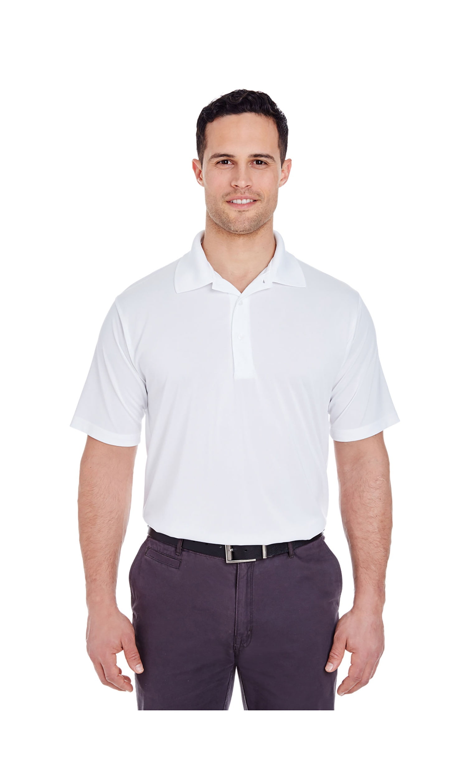 UltraClub 8610 Men's Cool & Dry 8-Star Elite Performance Interlock Polo ...