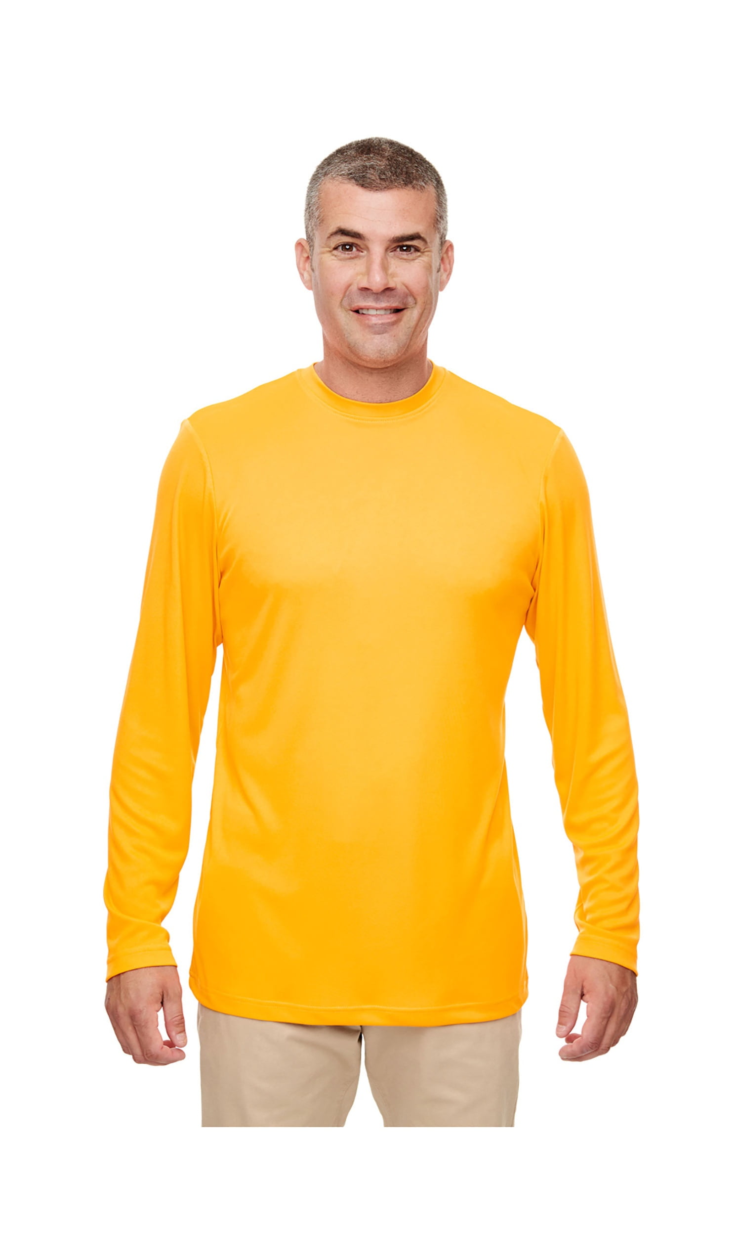 Ultraclub 8622 Men'S Cool & Dry Performance Long Sleeve Top - Walmart.com
