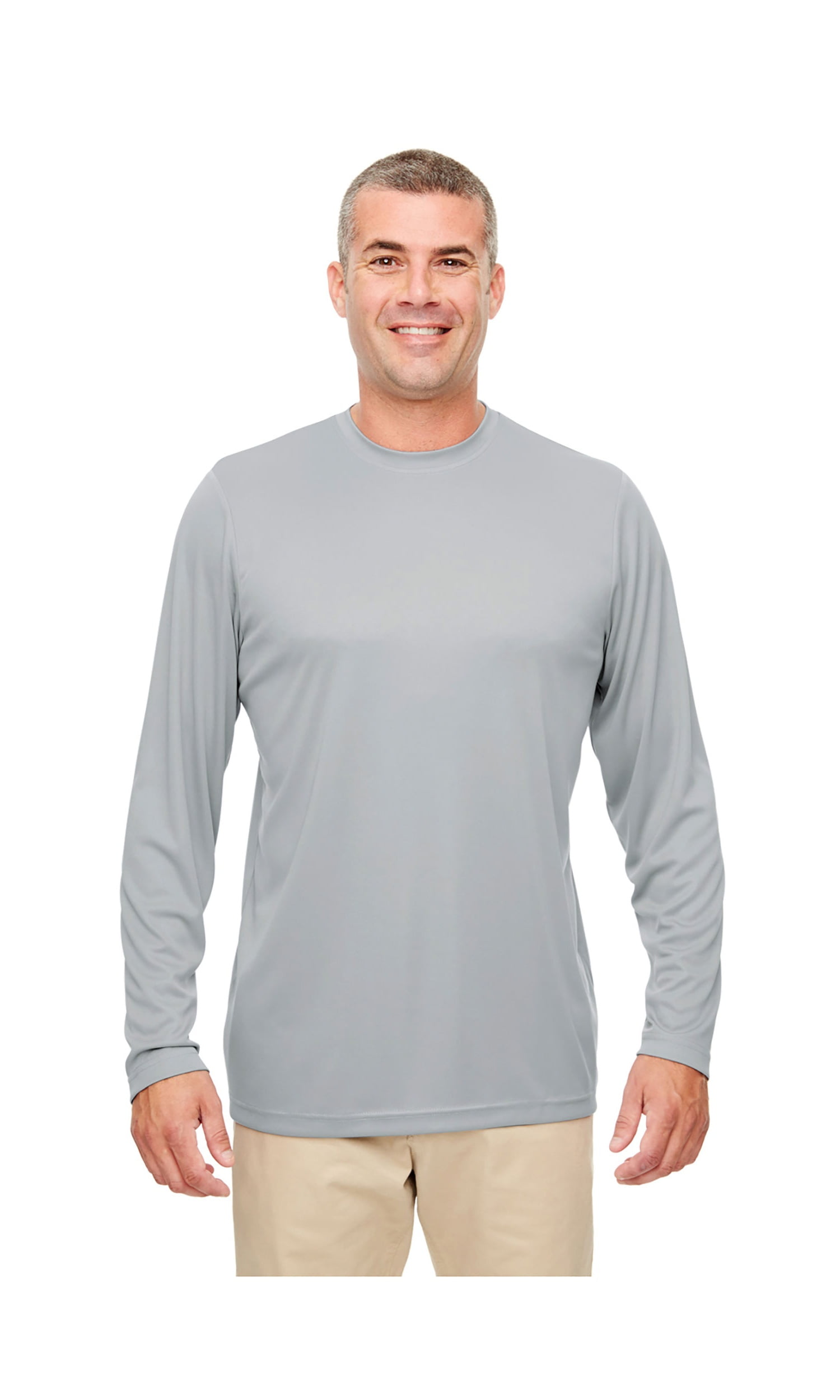 Ultraclub 8622 Men'S Cool & Dry Performance Long Sleeve Top - Walmart.com Ultraclub 8622 Men'S Cool & Dry Performance Long Sleeve Top - Walmart.com