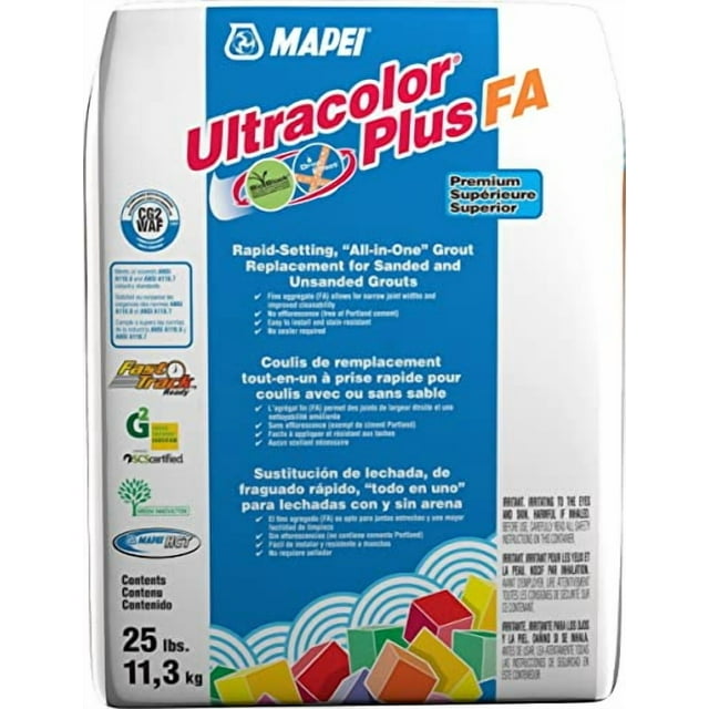 Ultracolor Plus FA Rapid-Setting Grout 25 LBS Timberwolf - Walmart ...