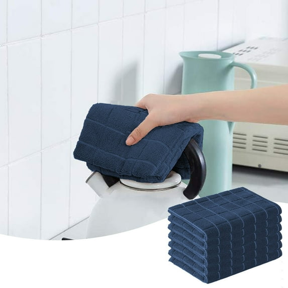Ultrafine Fiber Dish Towels Set of 6 | Highly Absorbent Kitchen ...