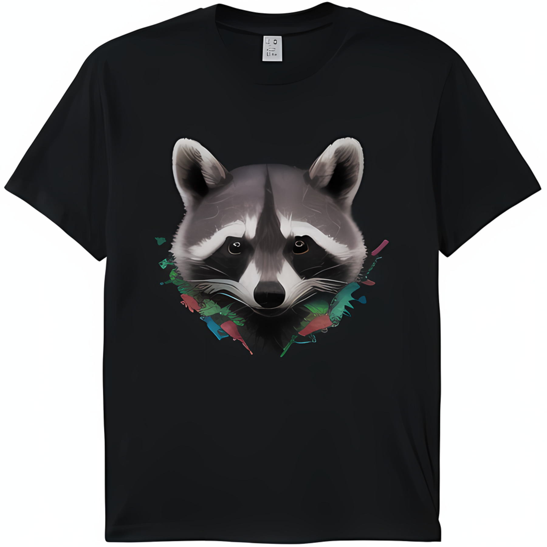 Ultrafine Watercolor Face Graphic T-Shirt in White Grey and Pink ...