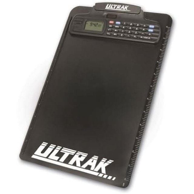 Ultrak Clipboard With Stopwatch & Calculator Solar & Battery Powered ...