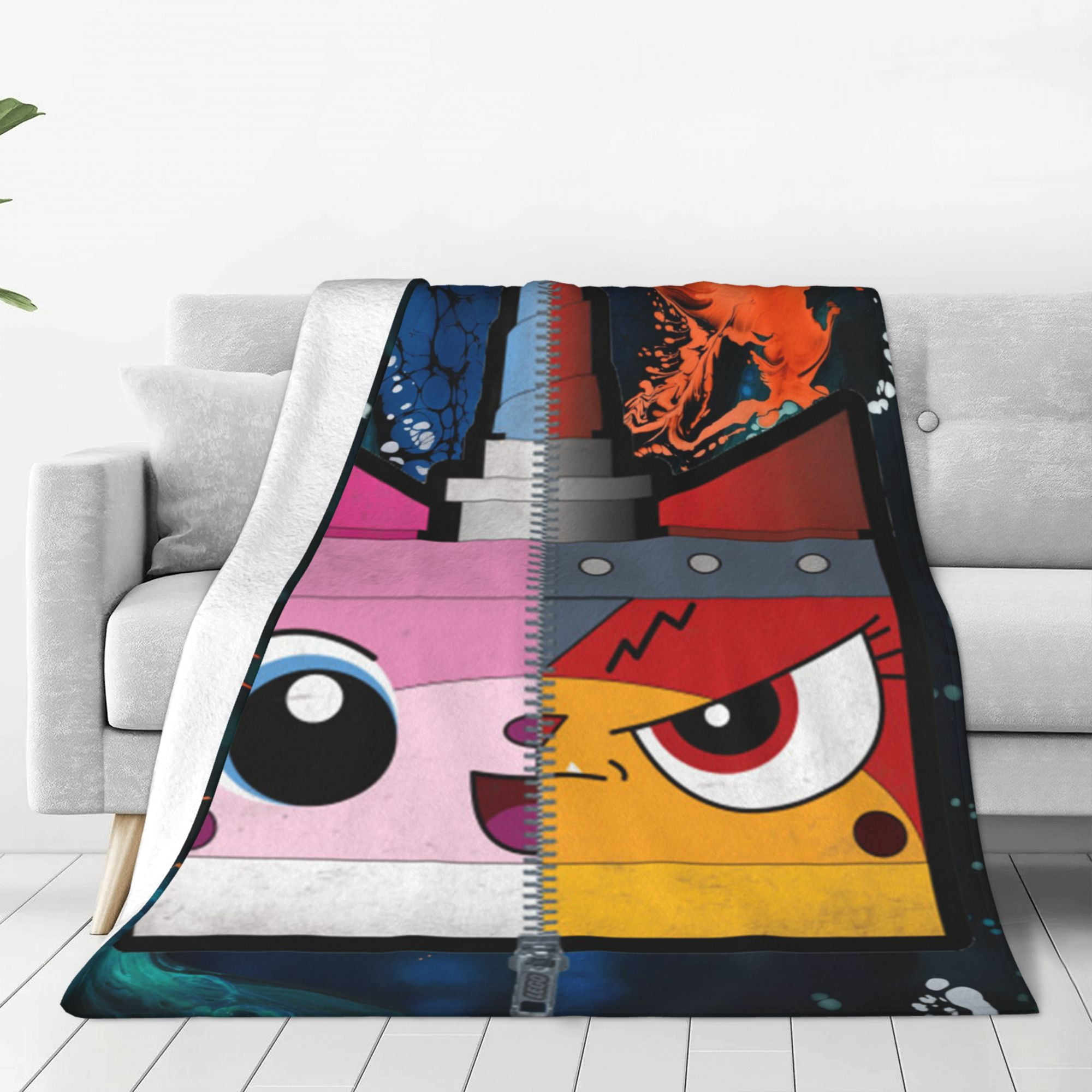 Ultrakatty Unikitty Cute Soft Lightweight Bed Blankets Plush Fuzzy Cozy ...