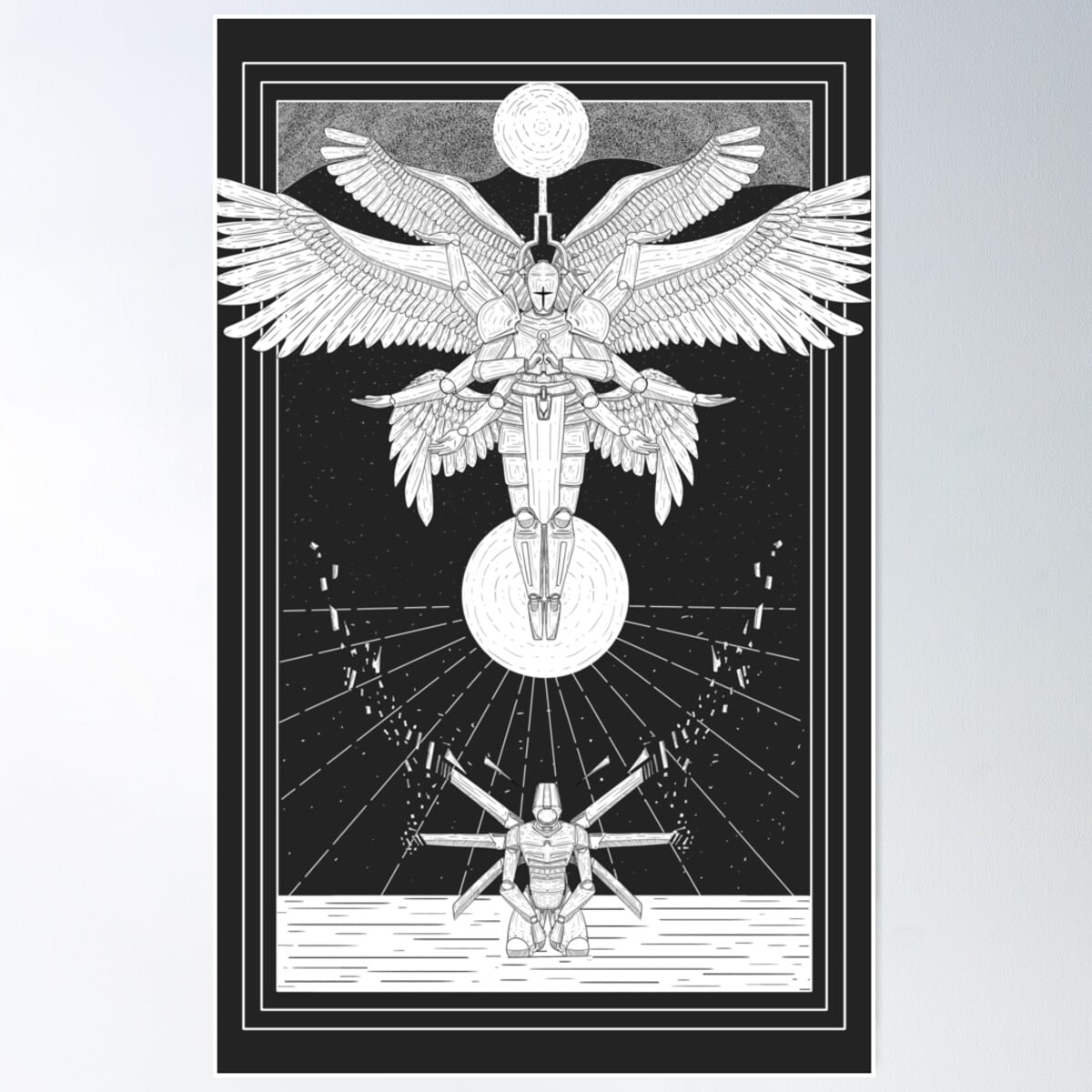 Ultrakill Gabriel Poster Wall Art, Modern Wall Decor For Living Room ...