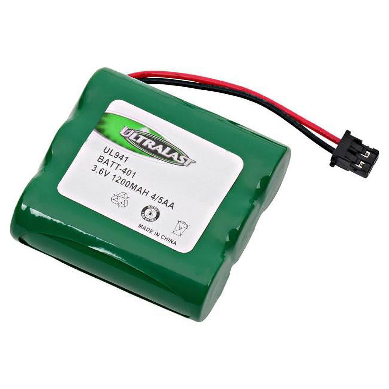 Ultralast 3.6V & 1150 mAh Replacement Nickel Metal Hydride Battery for ...