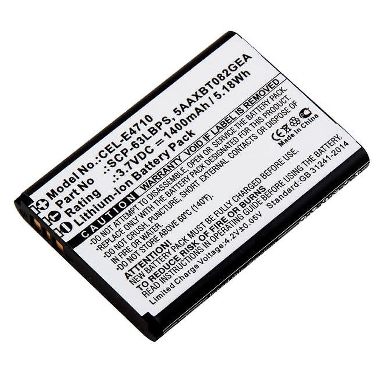 Ultralast 3.7V & 1400 mAh Replacement Lithium-Ion Battery for Kyocera ...