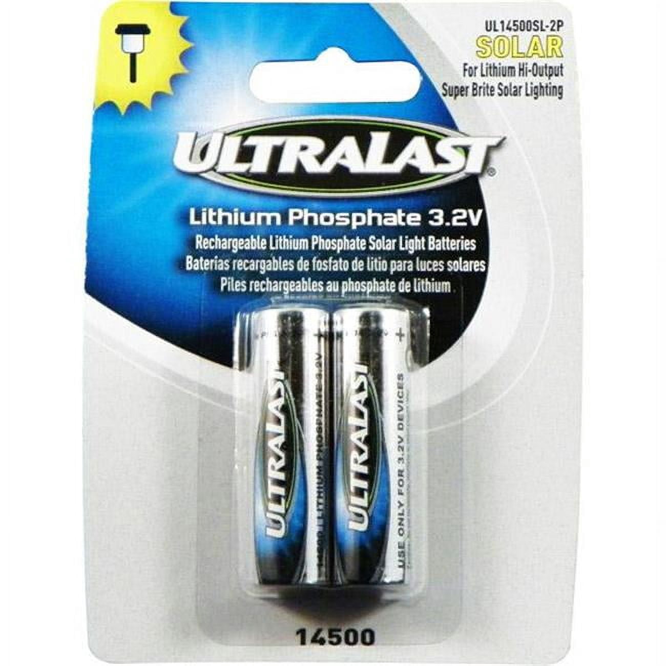 Ultralast Lithium Phosphate Rechargeable Batteries for 3.2 Volt Outdoor ...
