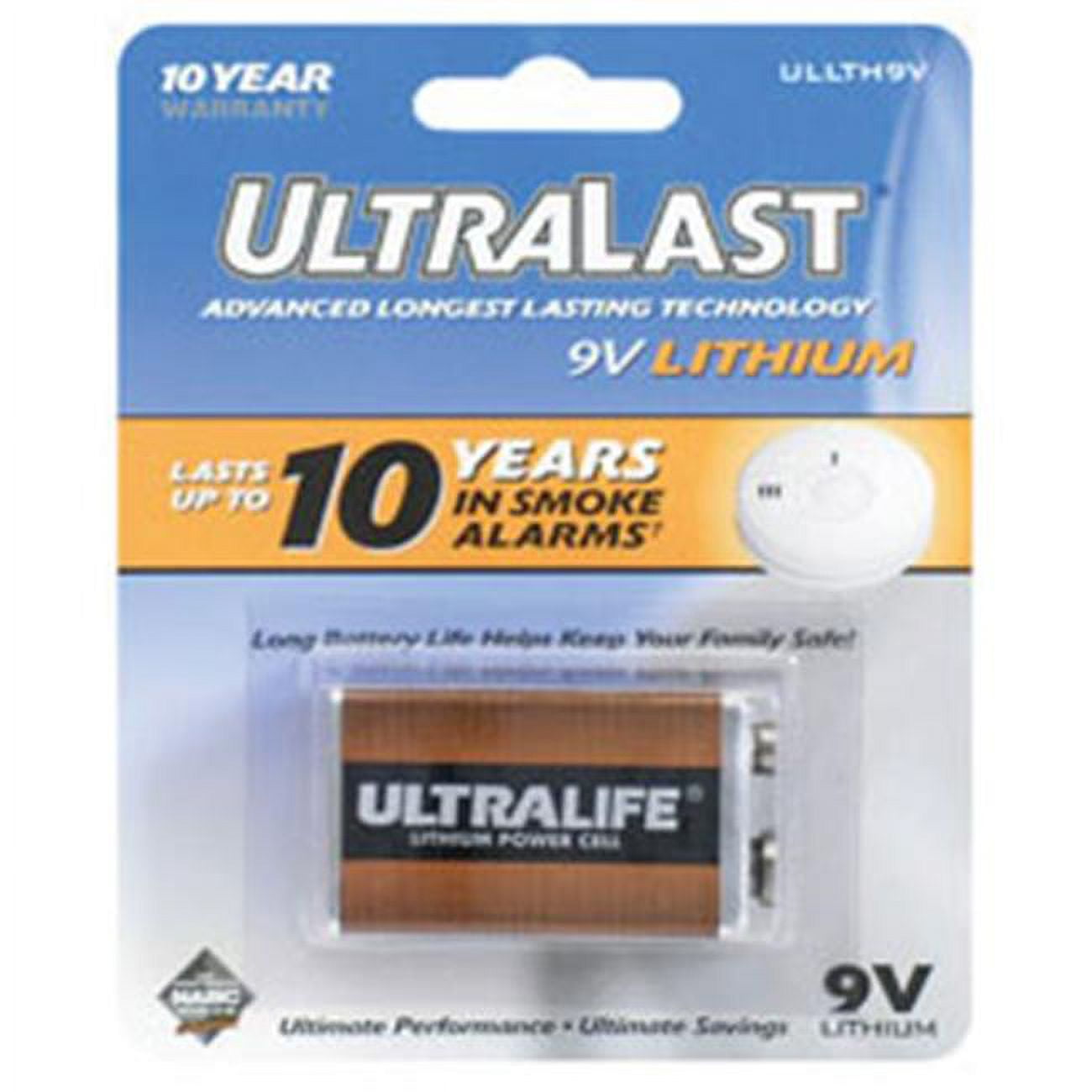 Ultralife 9V Lithium Battery U9VL-J Aluminum Housing - Walmart.com