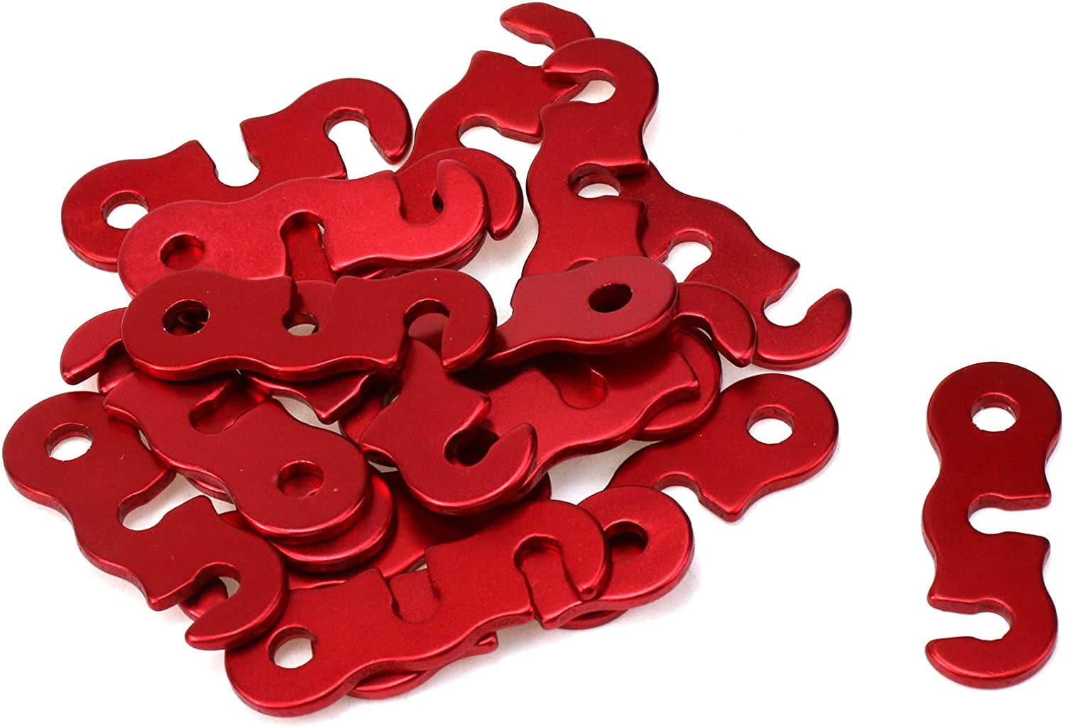 Ultralight 3 Holes Aluminum Alloy Anti-Slip Guyline Cord Adjuster Tent ...