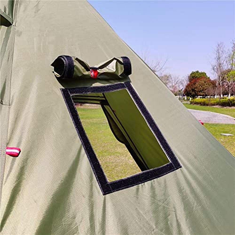 Ultralight 34 Person Teepee Tent with SnowSkirt and Stove Jack Without ...