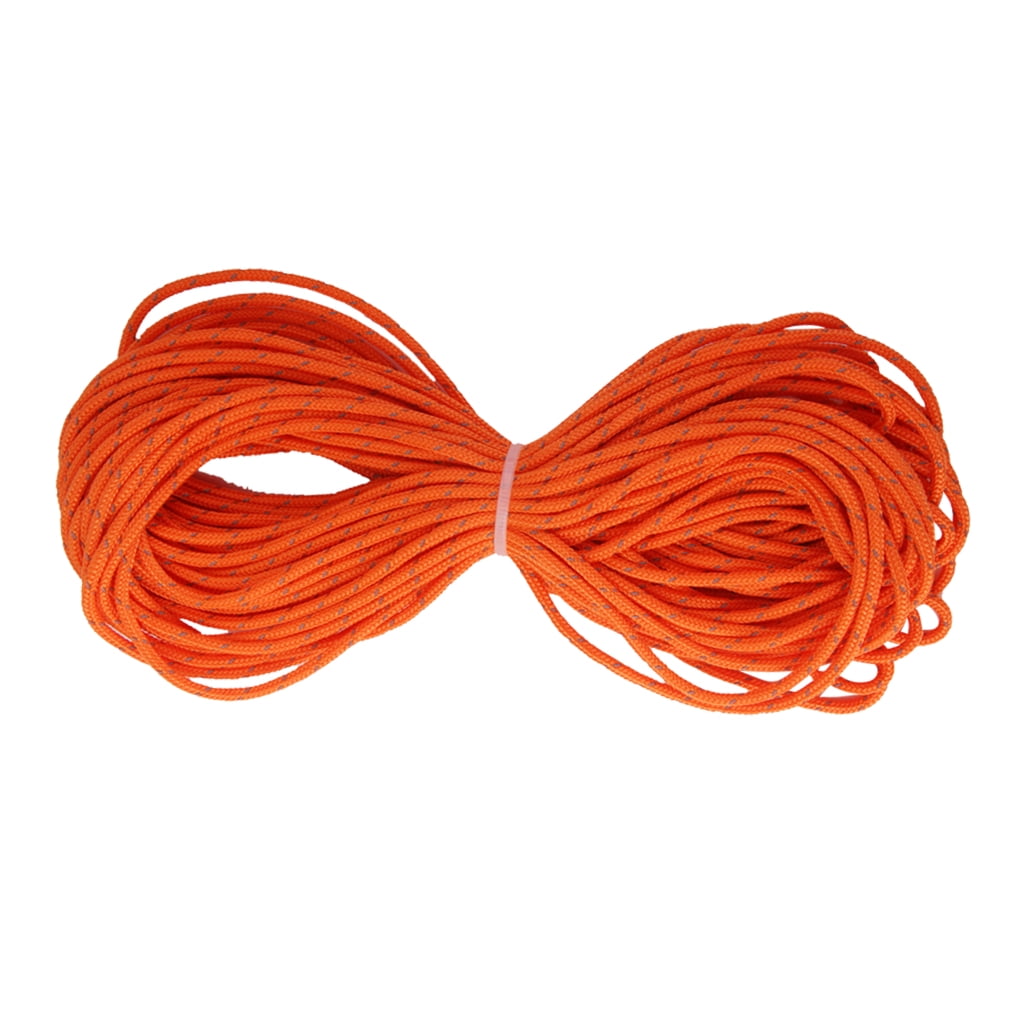 Ultralight 3MM Nylon Reflective Awning Tarp Tent Guy Line rope cord ...