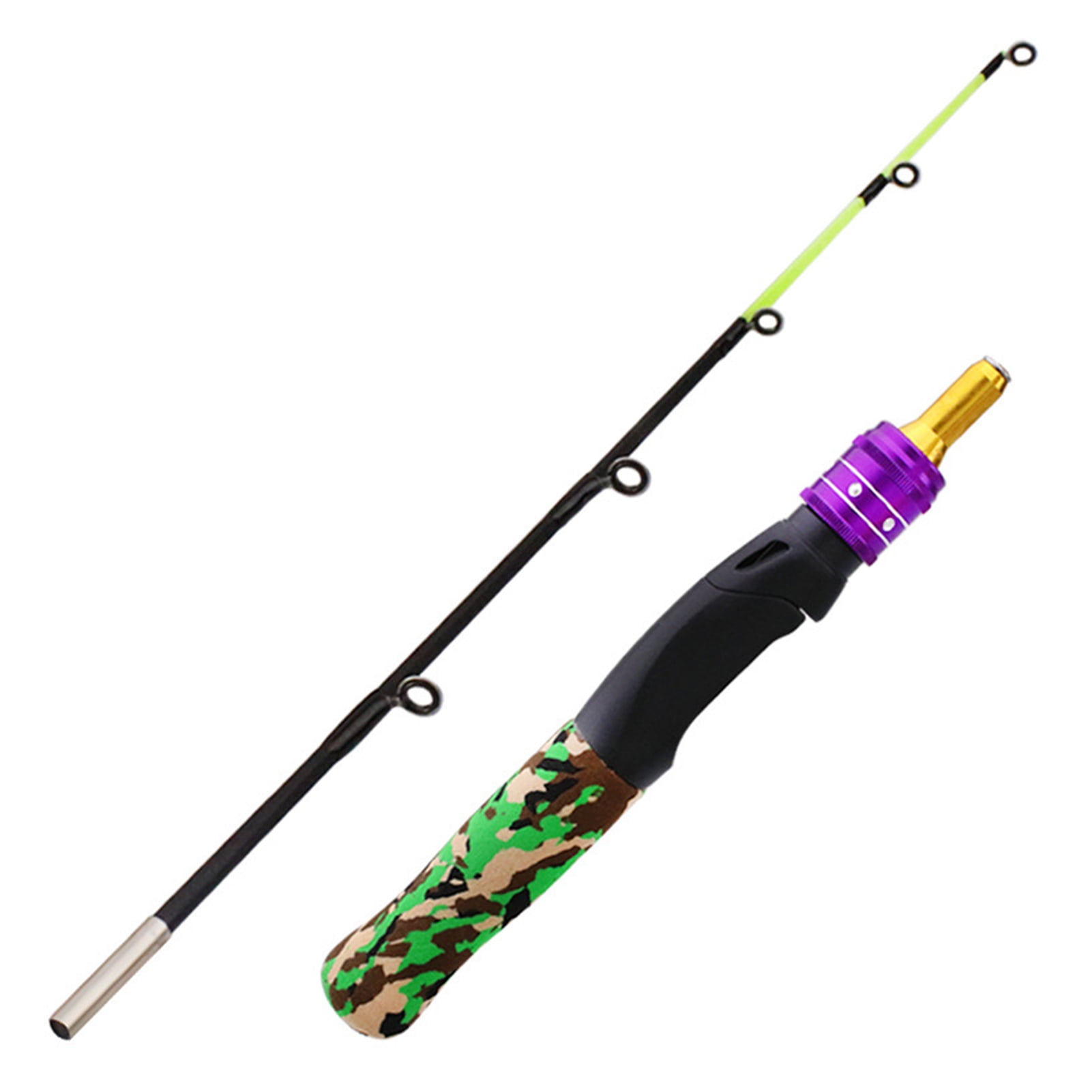 Ultralight 61cm Camouflage Straight Handle 2 Sections Telescopic Ice ...