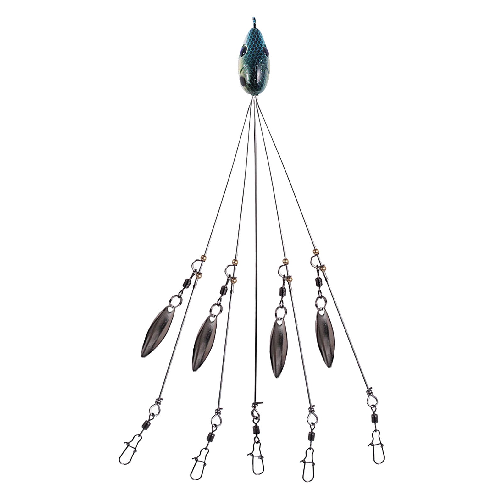 Ultralight Fishing Rig Set,Rust-Proof Stainless Steel Umbrella Rigs for ...