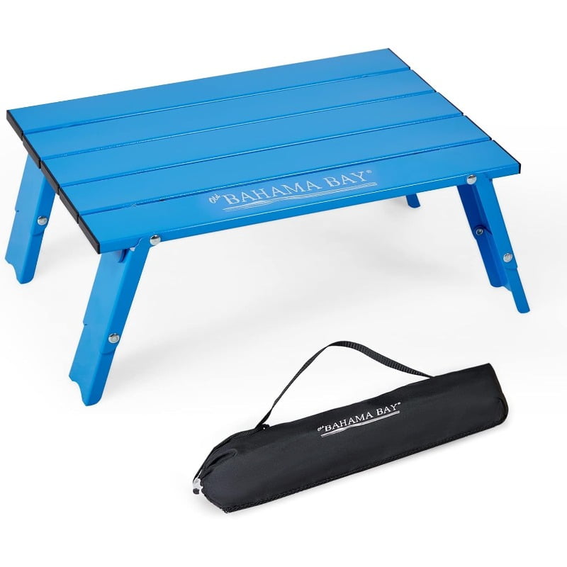 Ultralight Aluminum Mini Table, Foldable Small Beach Table with ...