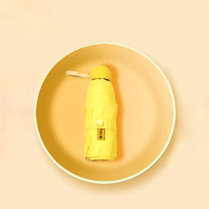 Ultralight And Compact Portable Capsule Folding Travel Umbrella UV ...