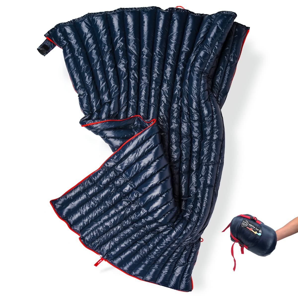 Ultralight Backpacking 32-50F Down Sleeping Bag - 27oz Ultra Compact ...