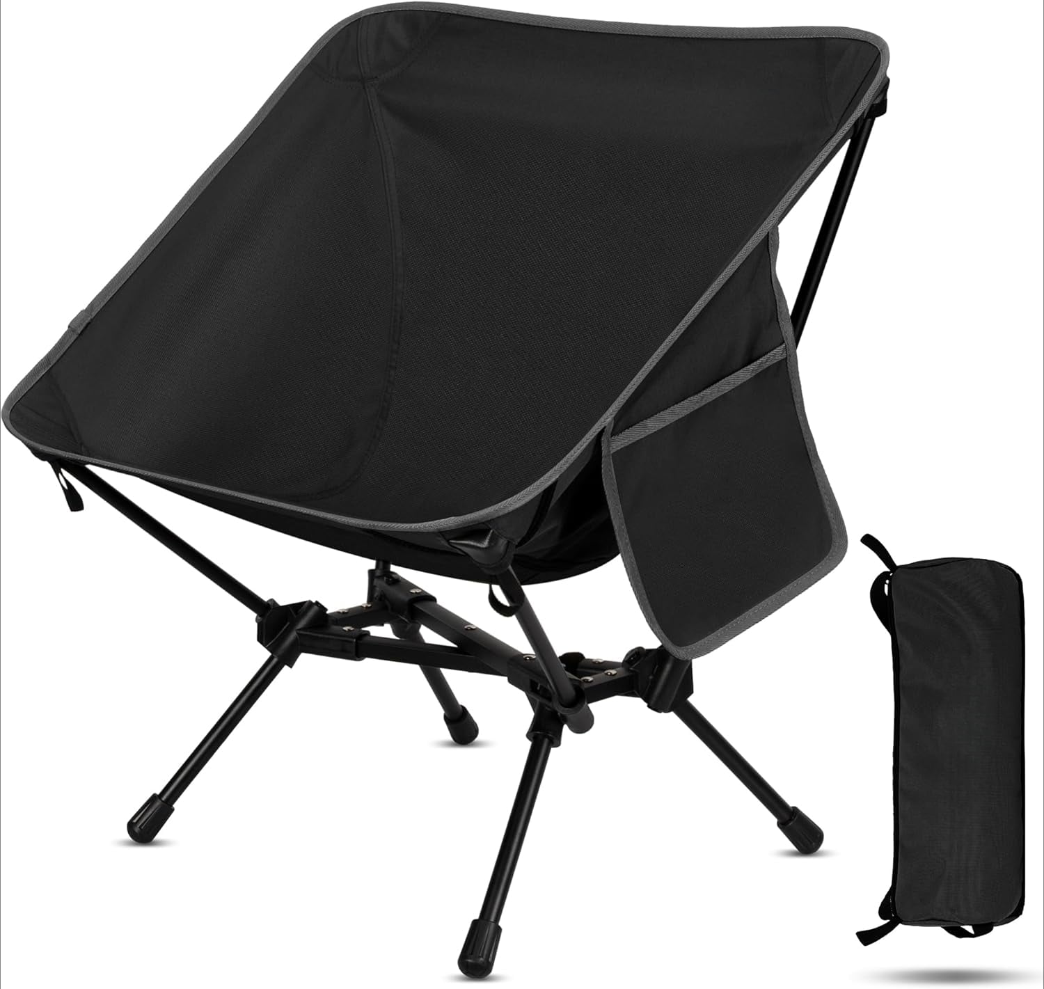 Ultralight Camping Chair, Portable Folding Backpacking Chair, Compact ...