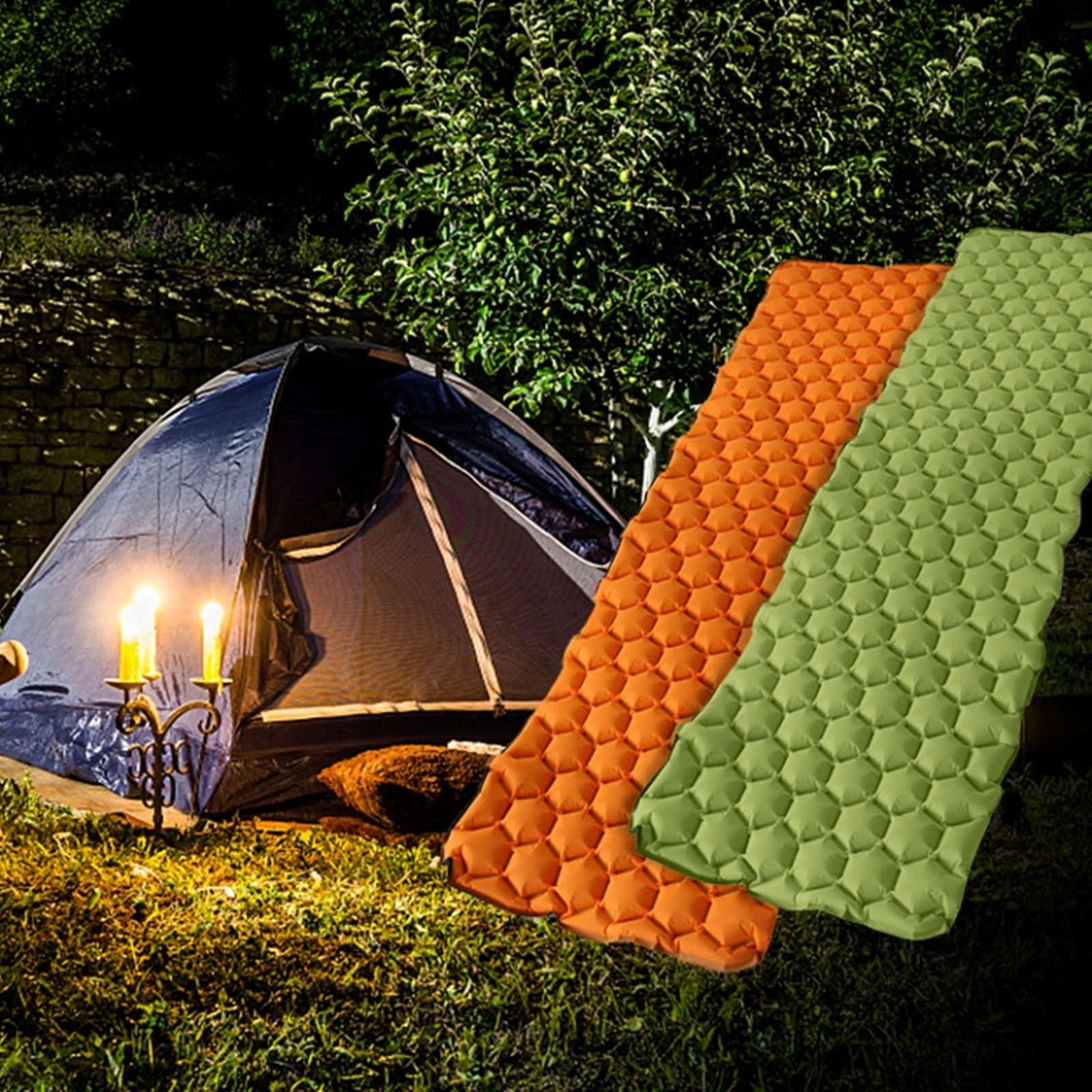 Ultralight Camping Mat, Inflatable Hiking Pad, Lightweight Compact ...