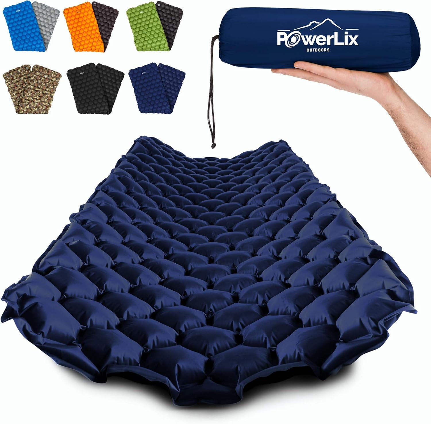 Ultralight Camping Sleeping Pad with Inflation Bag– Compact Lightweight ...