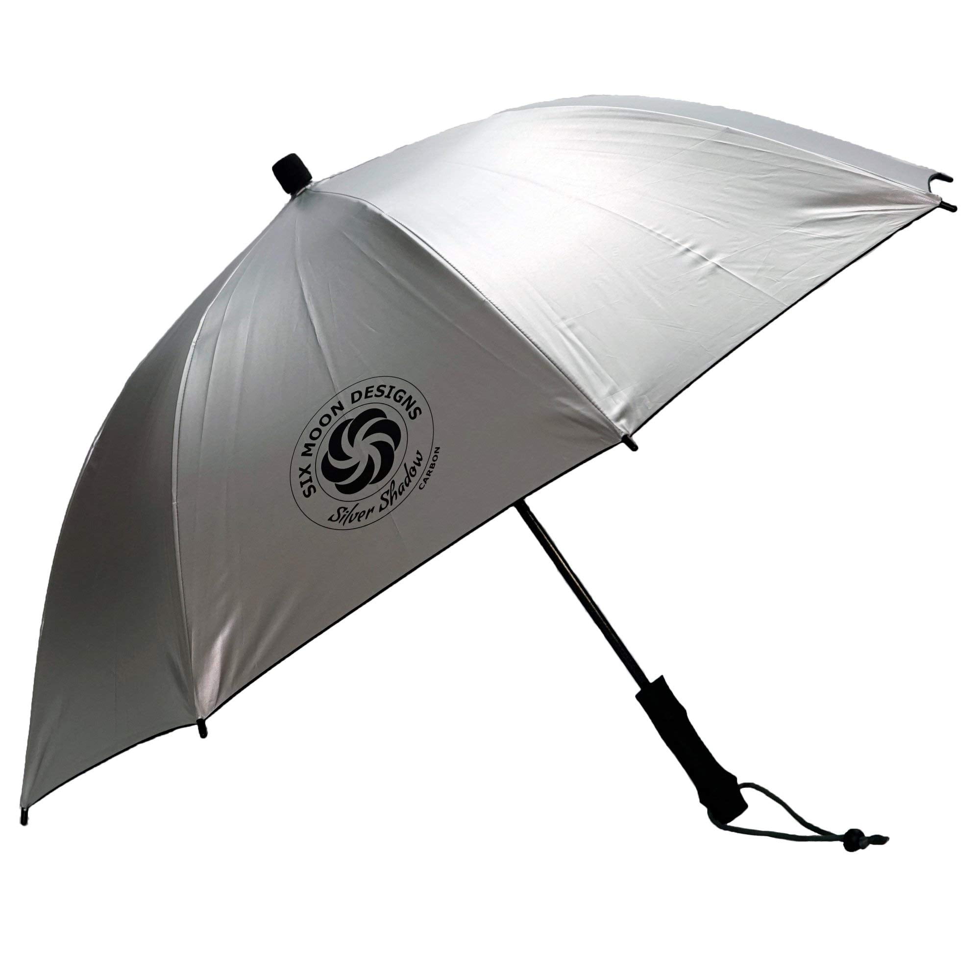 Ultralight Carbon Umbrella Silver Shadow, 6.8 oz Compact Hiking Travel ...