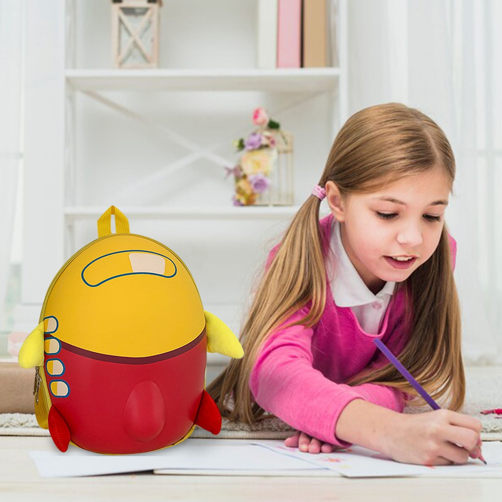 Ultralight Cute Cartoon Double Shoulder Bags Elementary School Student ...