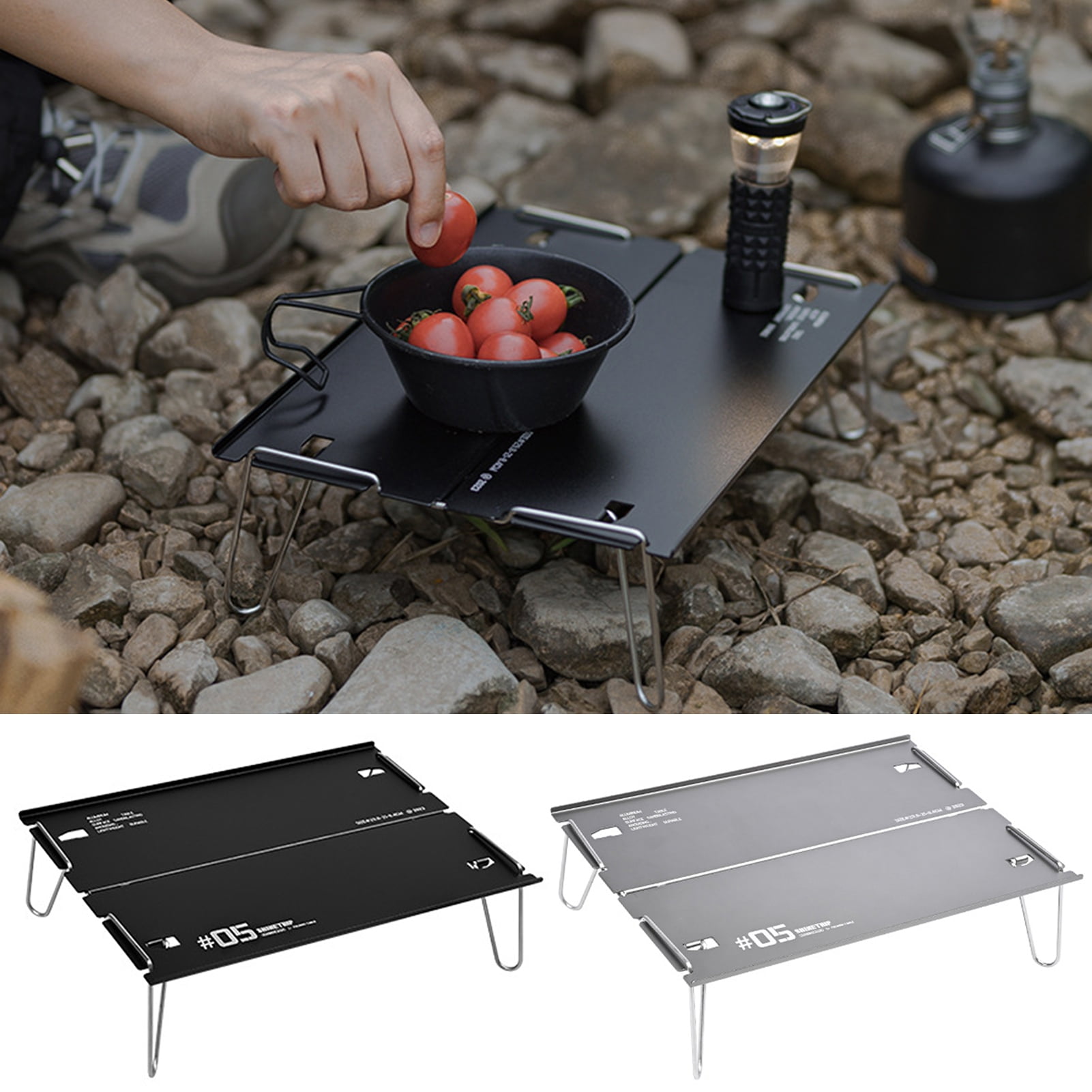 Ultralight Folding Beach Table Adjust Height Aluminum Portable Mini ...
