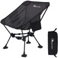 Ultralight Folding Camping Chair with Tear-Resistant Fabric, Detachable ...