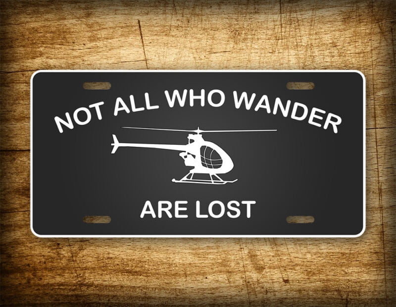 Ultralight Helicopter License Plate Ultra Light Aviation Heli Auto ...