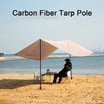 "Viaky Adjustable Telescopic Tent Poles, Aluminum, 38""-93"", Set of 2 ...