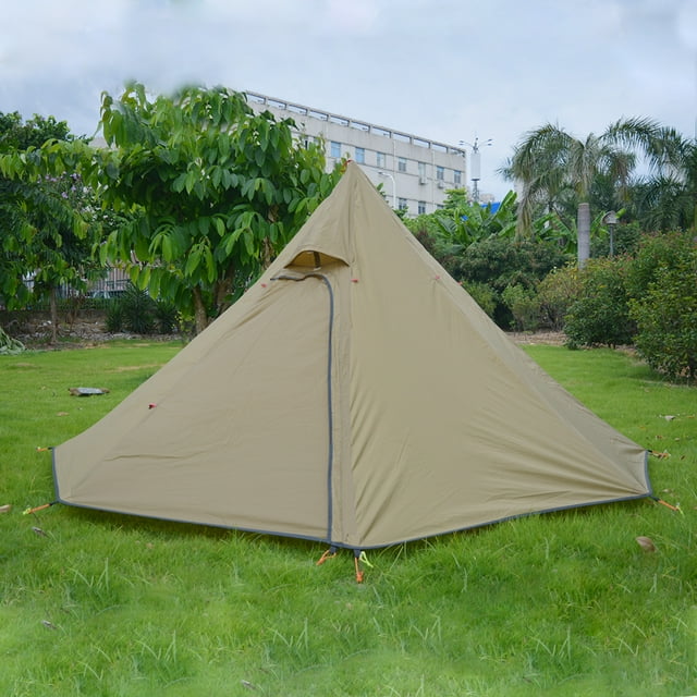 Ultralight Outdoor Camping Teepee Waterproof Silnylon Pyramid Tent ...
