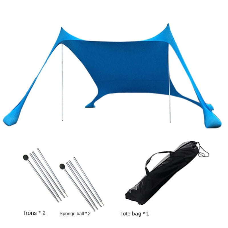 Ultralight Pop Up Outdoor Sun Canopy, Wind Resistant Beach Shade Tent ...