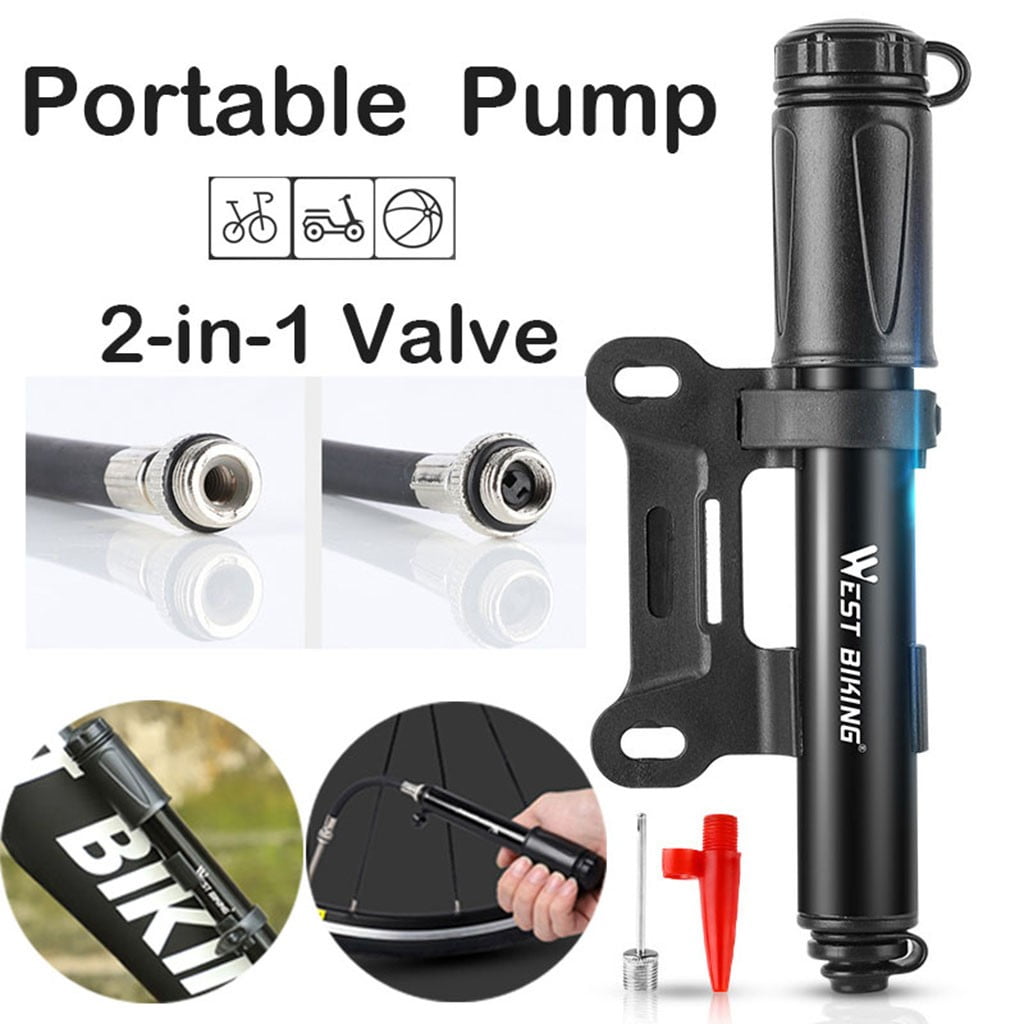 Ultralight Portable Mini Bike Tire Pump Set | Handheld Aluminium Alloy ...