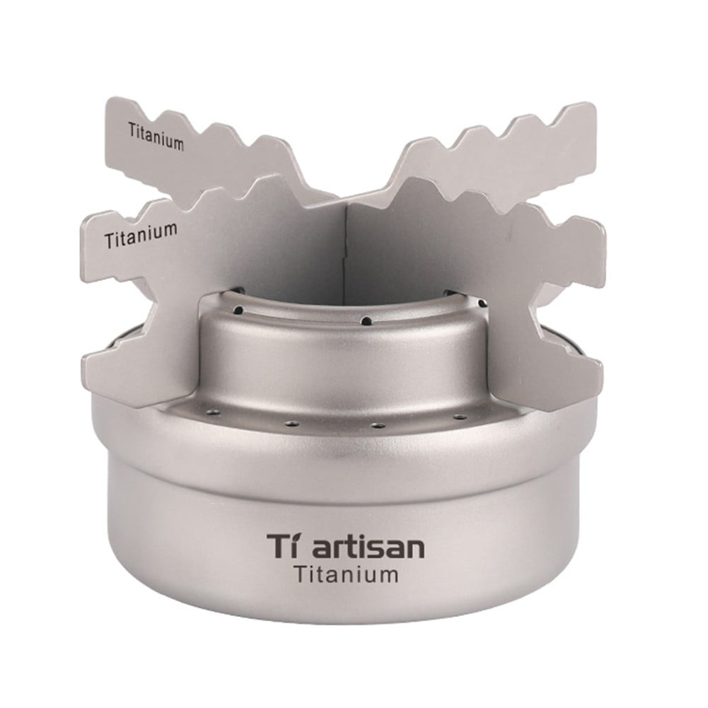 Ultralight Titanium Alcohol Stove With Rack Campingliquid Alcohol ...