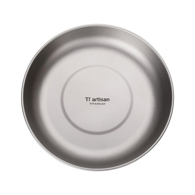 Ultralight Titanium Plate Outdoor Camping Dishes Tableware Picnic ...