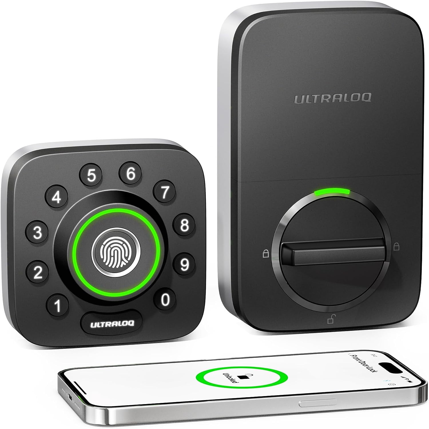 Ultraloq U-Bolt Pro Smart Lock, 6-in-1 Keyless Entry, Bluetooth ...