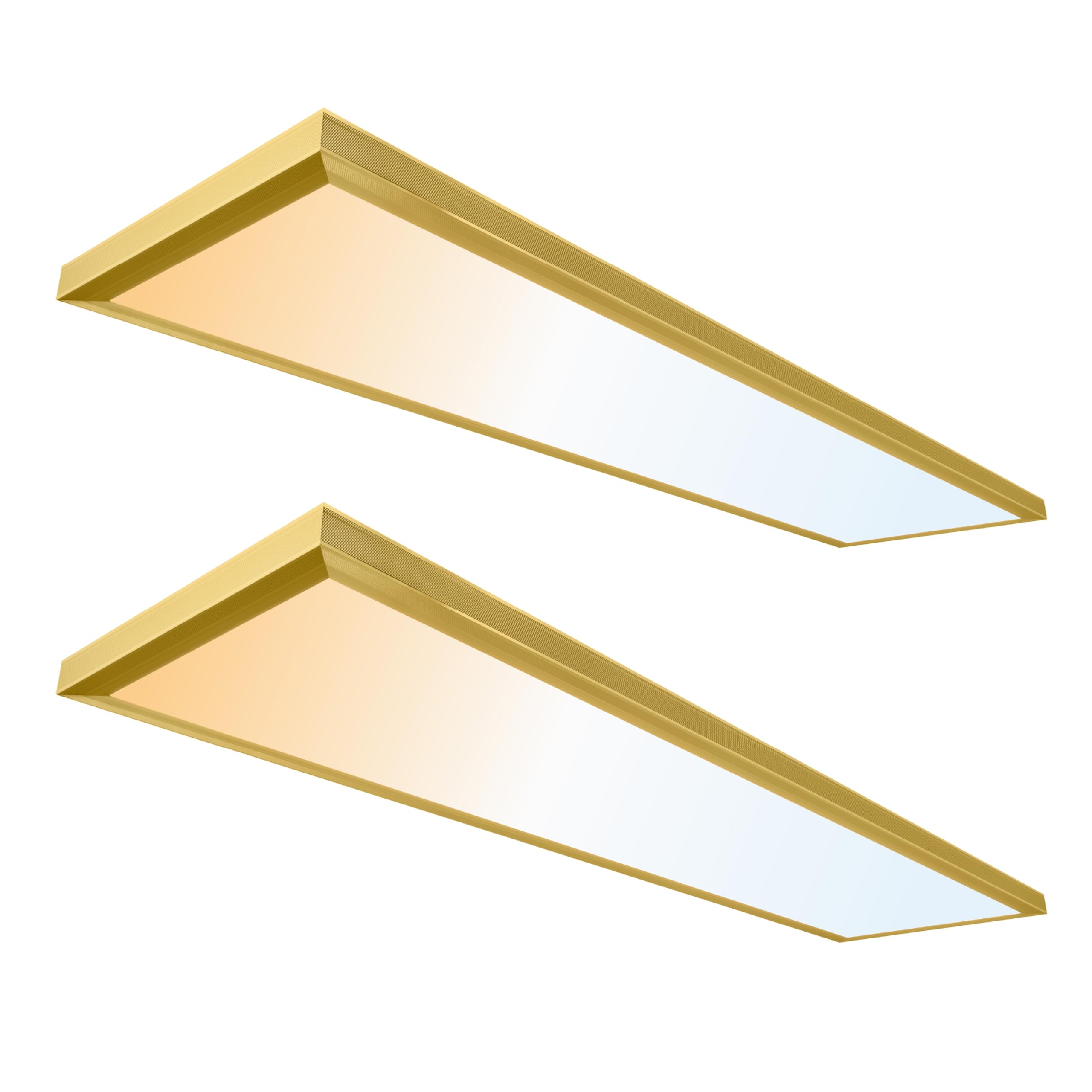 Ultralux 1x4 ft Surface Mount Ceiling Light Panel – Slim, Edge Lit ...