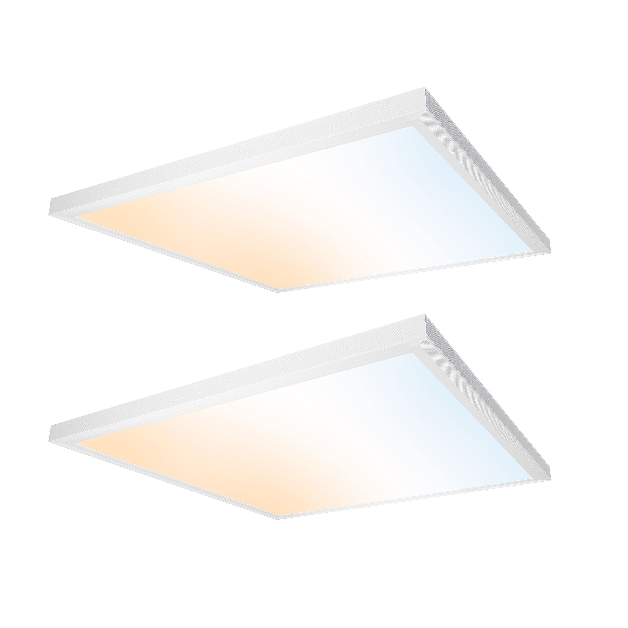 Ultralux 2x2 ft Surface Mount Ceiling Light Panel – Slim, Edge Lit ...