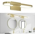 Ultralux Modern Hoop Edge Lit LED Vanity Light - 20 Inch Wall Mounted ...