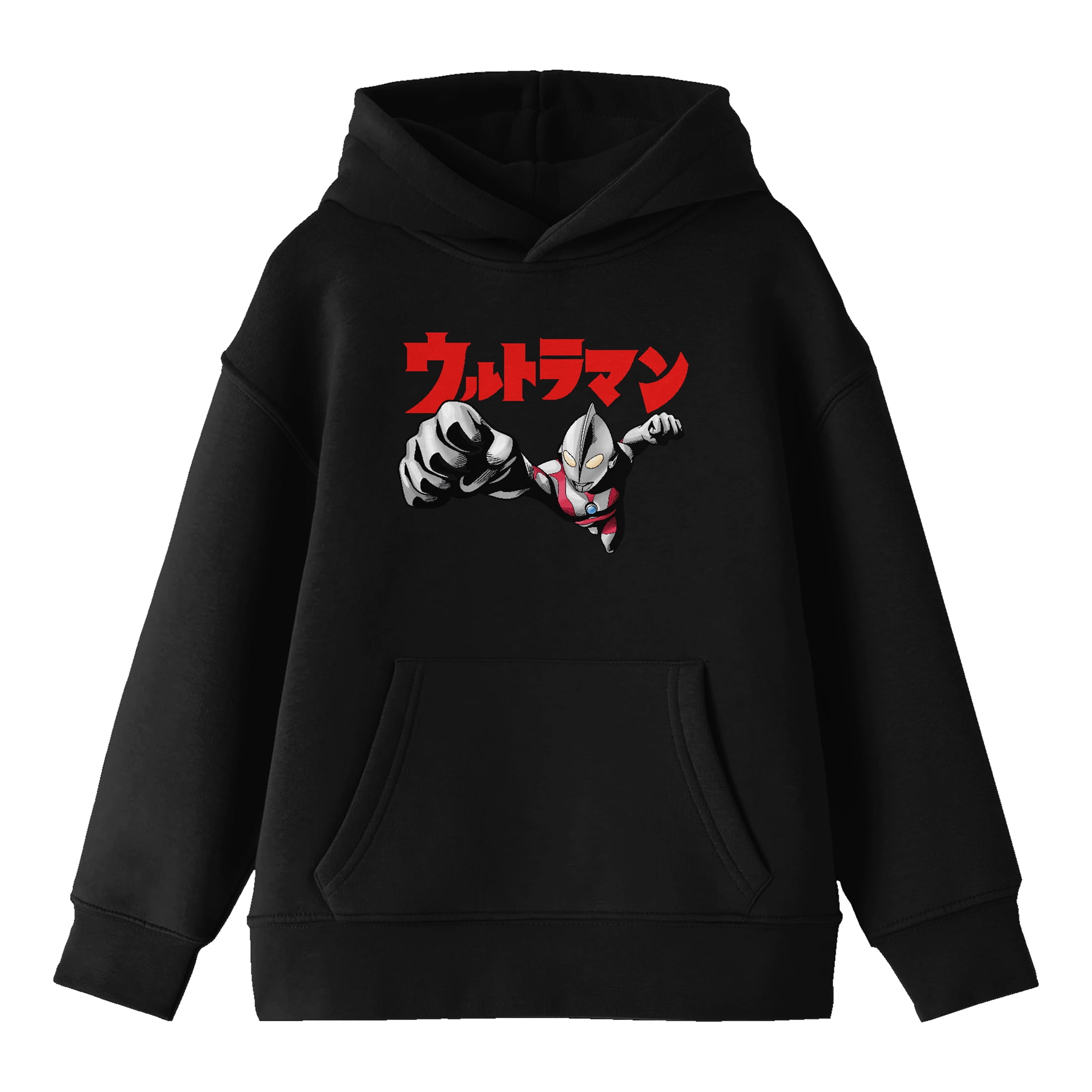 Ultraman Comic Style Art Youth Black Graphic Hoodie-Large - Walmart.com
