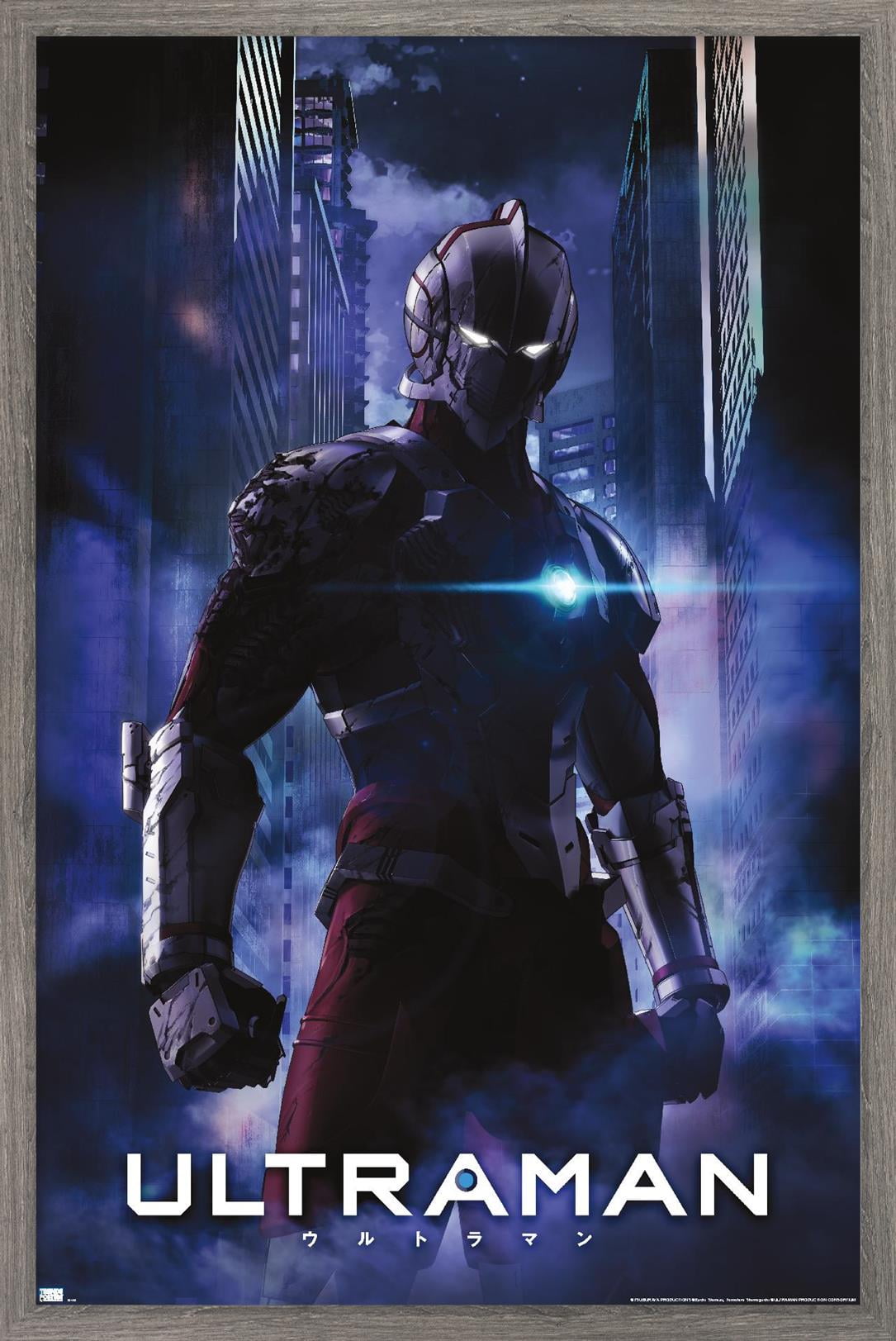 Ultraman - Dark Anime One Sheet Wall Poster, 14.725" x 22.375" Framed ...