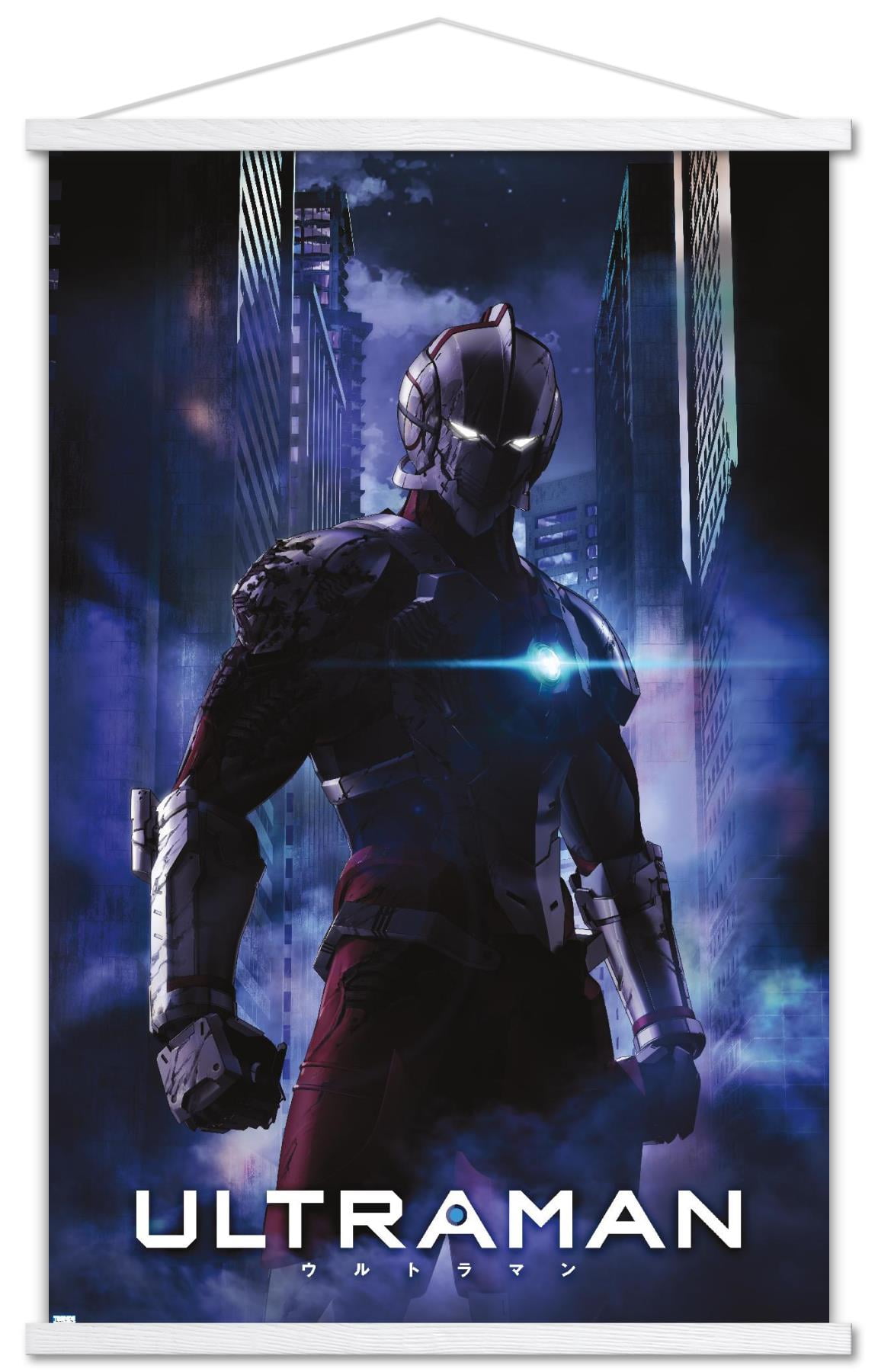 Ultraman - Dark Anime One Sheet Wall Poster with Magnetic Frame, 22.375 ...