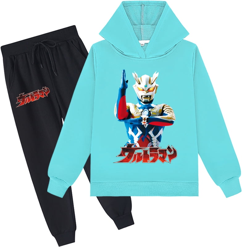 Ultraman Hoodie Sweatshirts Children's Long Sleeve Pullover Boys Girls ...