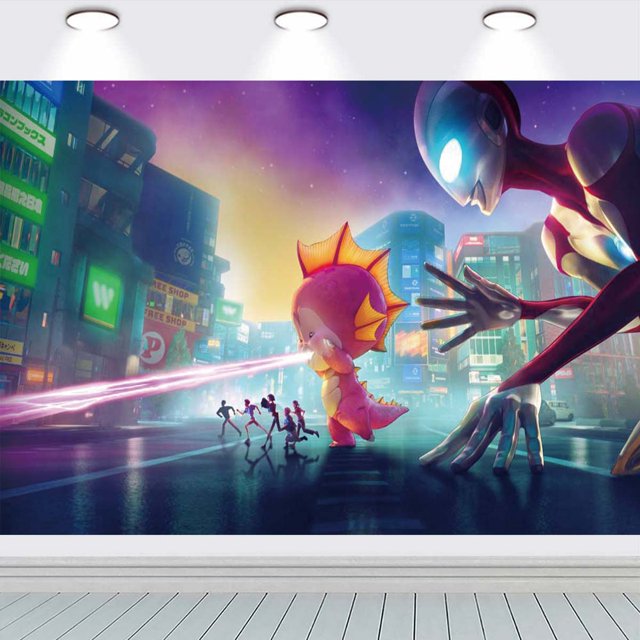 Ultraman Rising Background school Wall Decor Taspestry Poster Banner ...