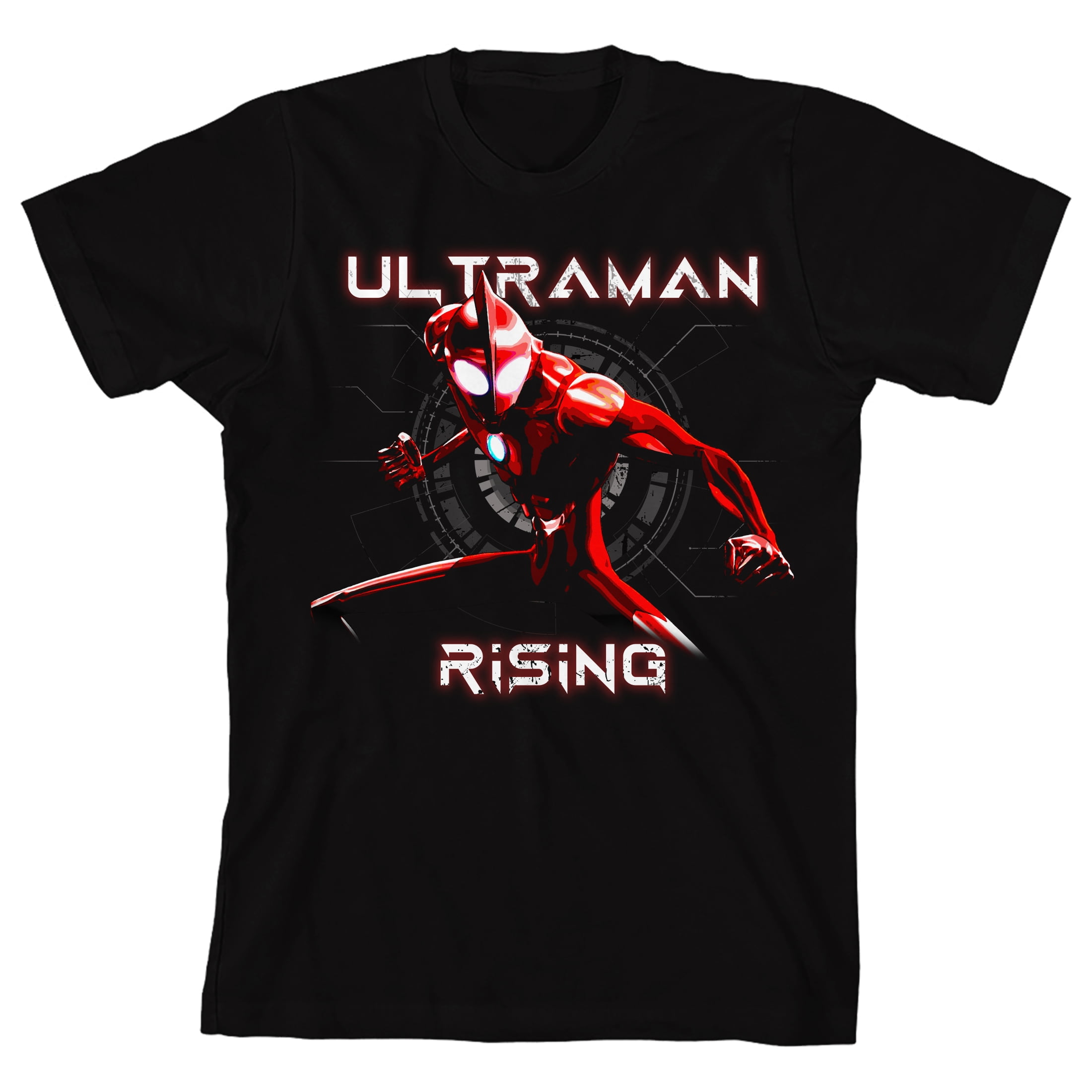 Ultraman Rising Ultraman Strike Pose Crew Neck Short Sleeve Boy's Black ...