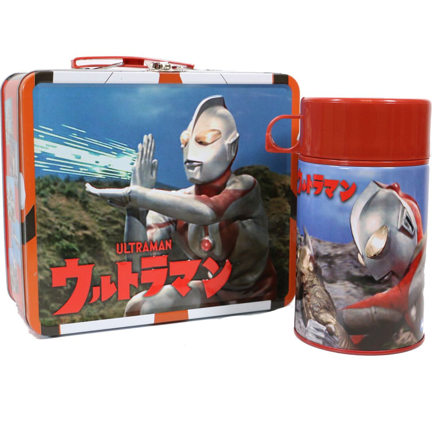 Ultraman Tin Titans Lunch Box with Thermos - PX - Walmart.com