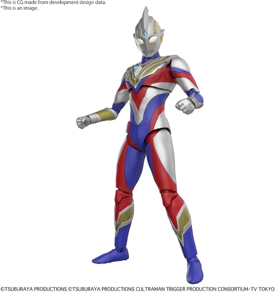Ultraman Trigger Multi Type Ultraman Trigger, Bandai Hobby Figure-rise ...
